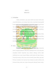 LITERATURE REVIEW : FAKTOR-FAKTOR YANG MEMPENGARUHI KUALITAS HIDUP LANSIA - eSkripsi Universitas ...